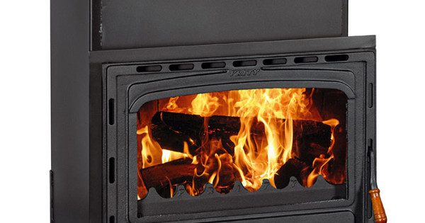 Камера за вграждане на твърдо гориво PRITY C2F с въздуховод, чугунена врата - Vladeks-bg.com